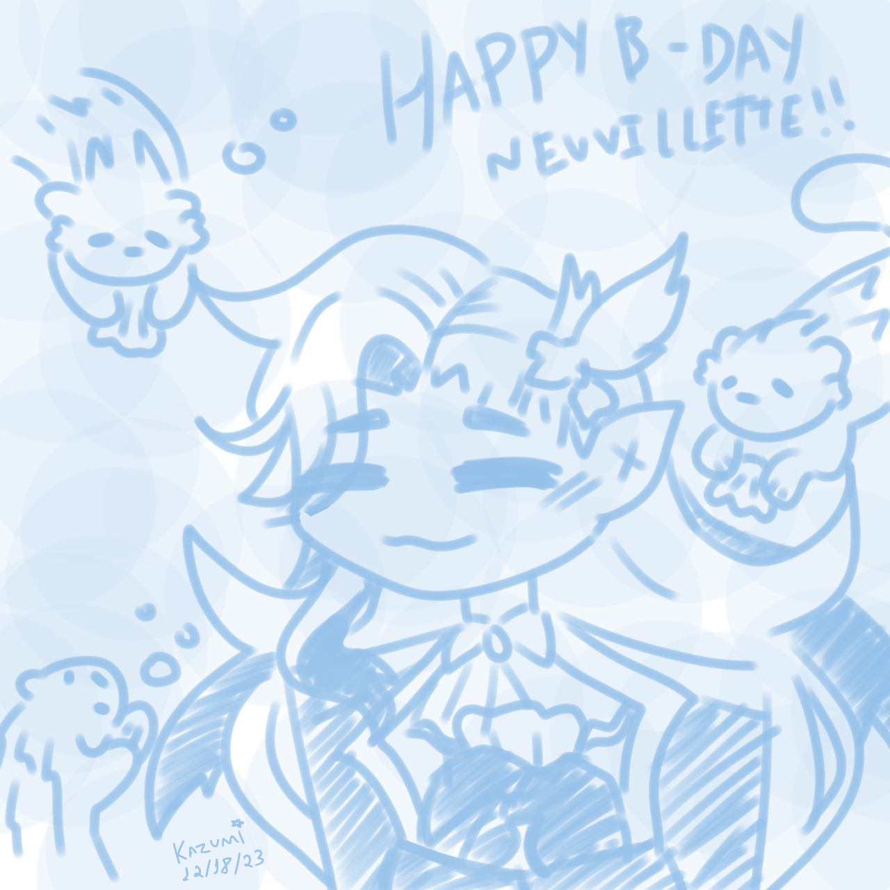 HAPPY BIRTHDAY NEUVILLETTE!!! Genshin Impact | HoYoLAB