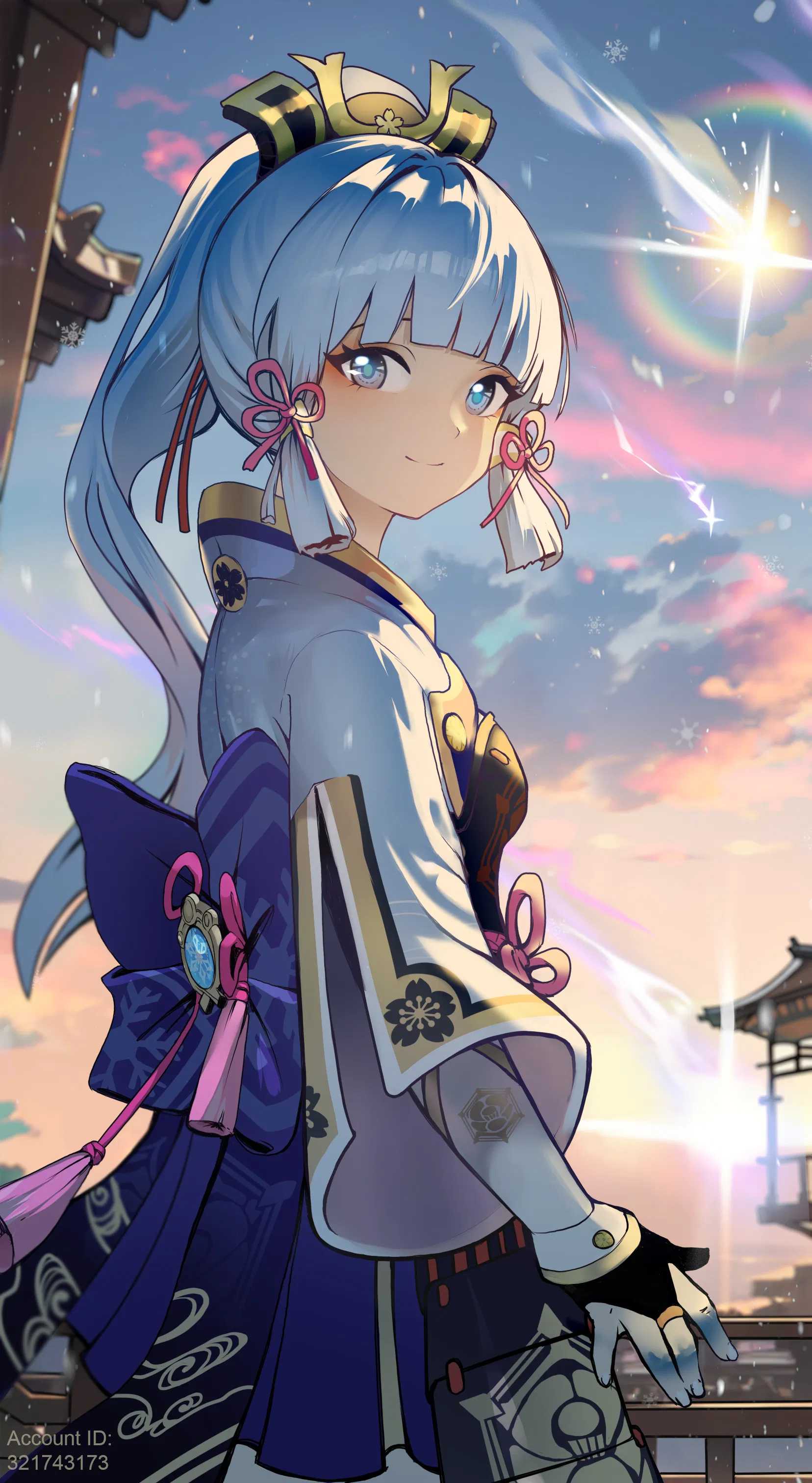 "Frostflake Heron" Kamisato Ayaka Fan Art Contest Entry - Fylkesveg ...