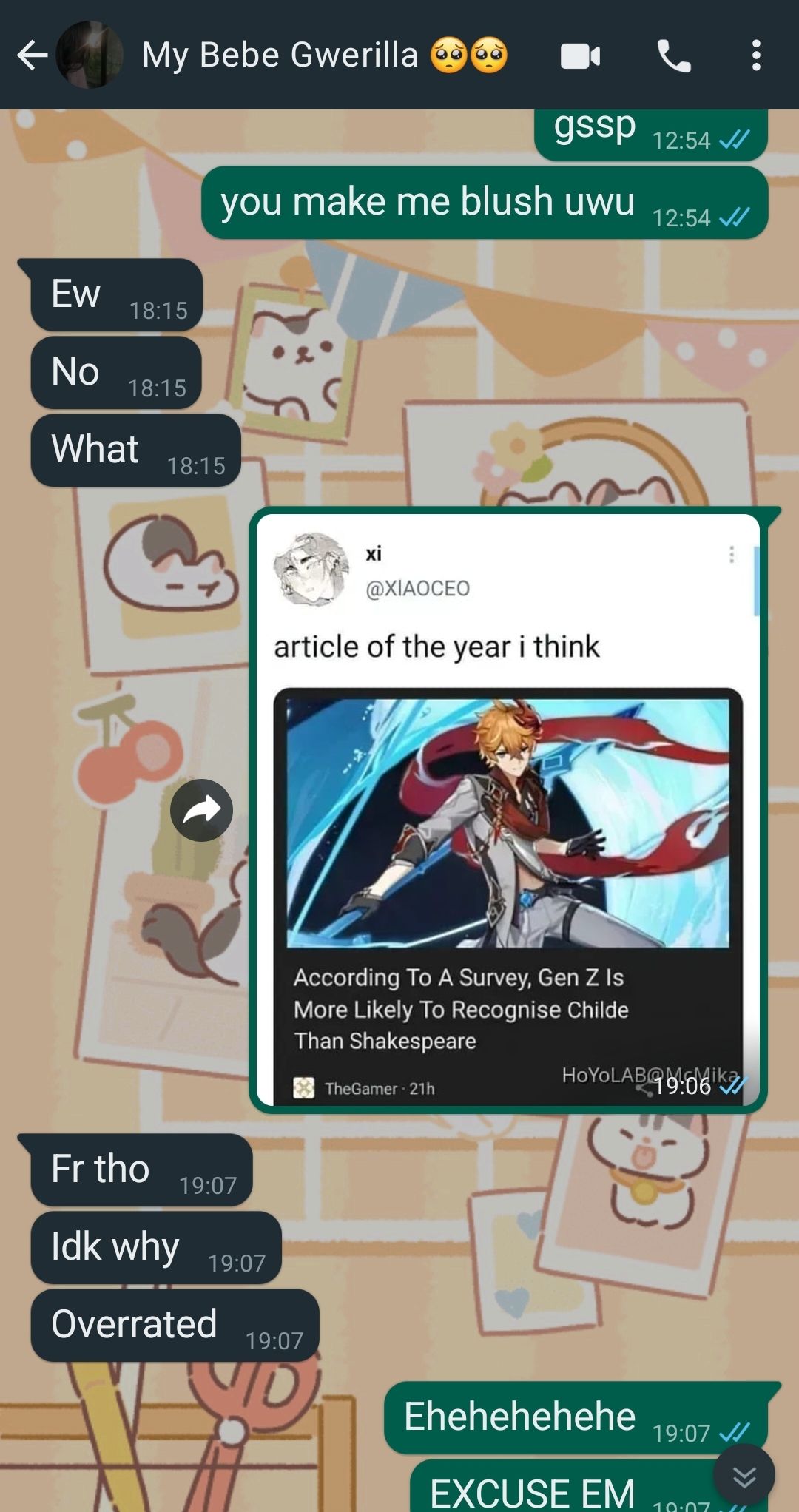 Sanest Childe simp ever Genshin Impact | HoYoLAB