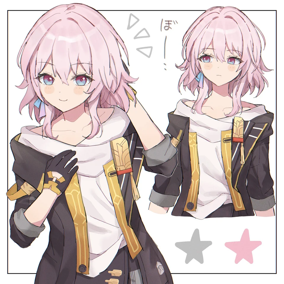 March and Stelle outfit swap [art by anaketsu] Honkai: Star Rail | HoYoLAB