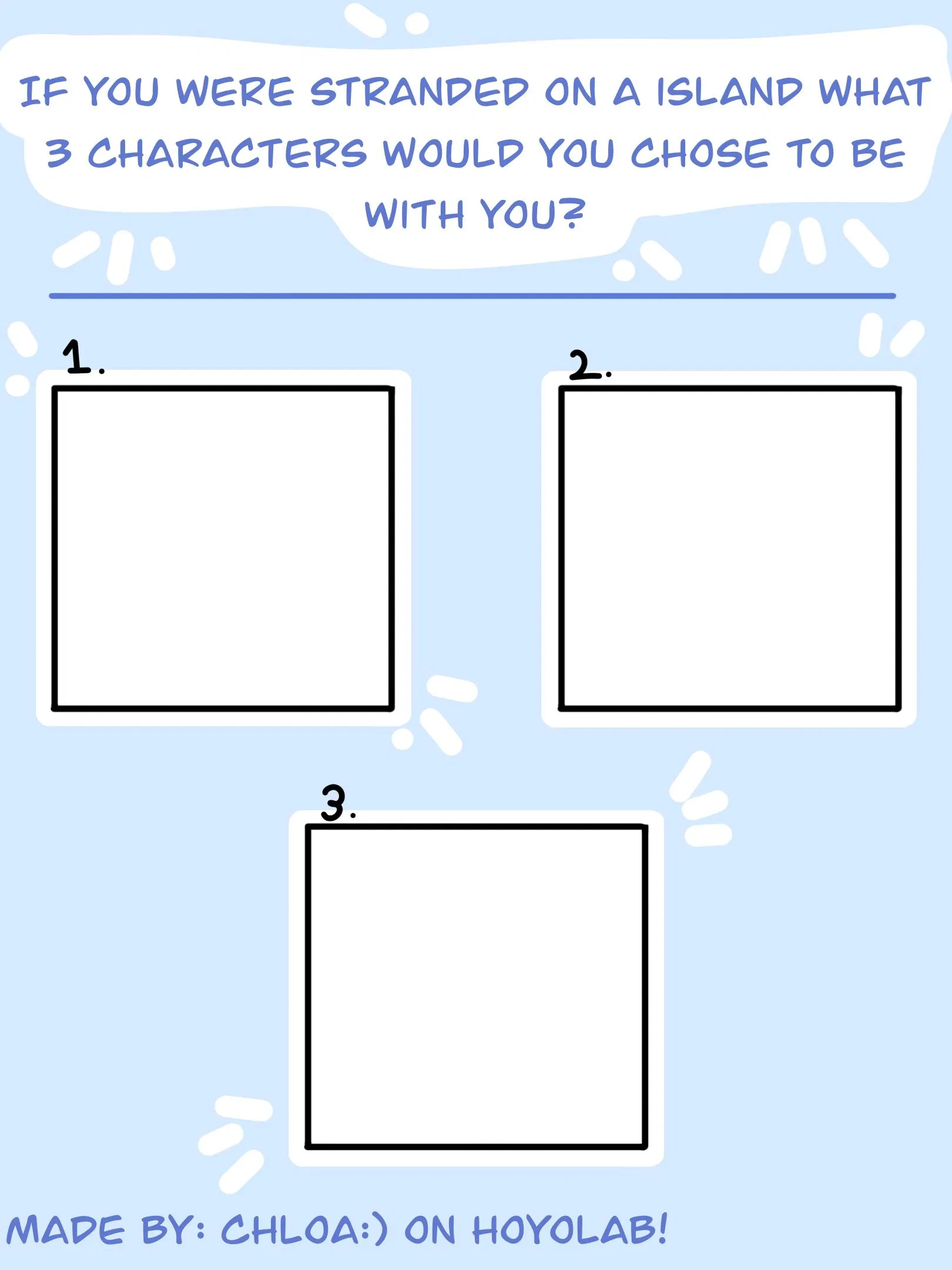 Genshin template! Made by me! Genshin Impact | HoYoLAB