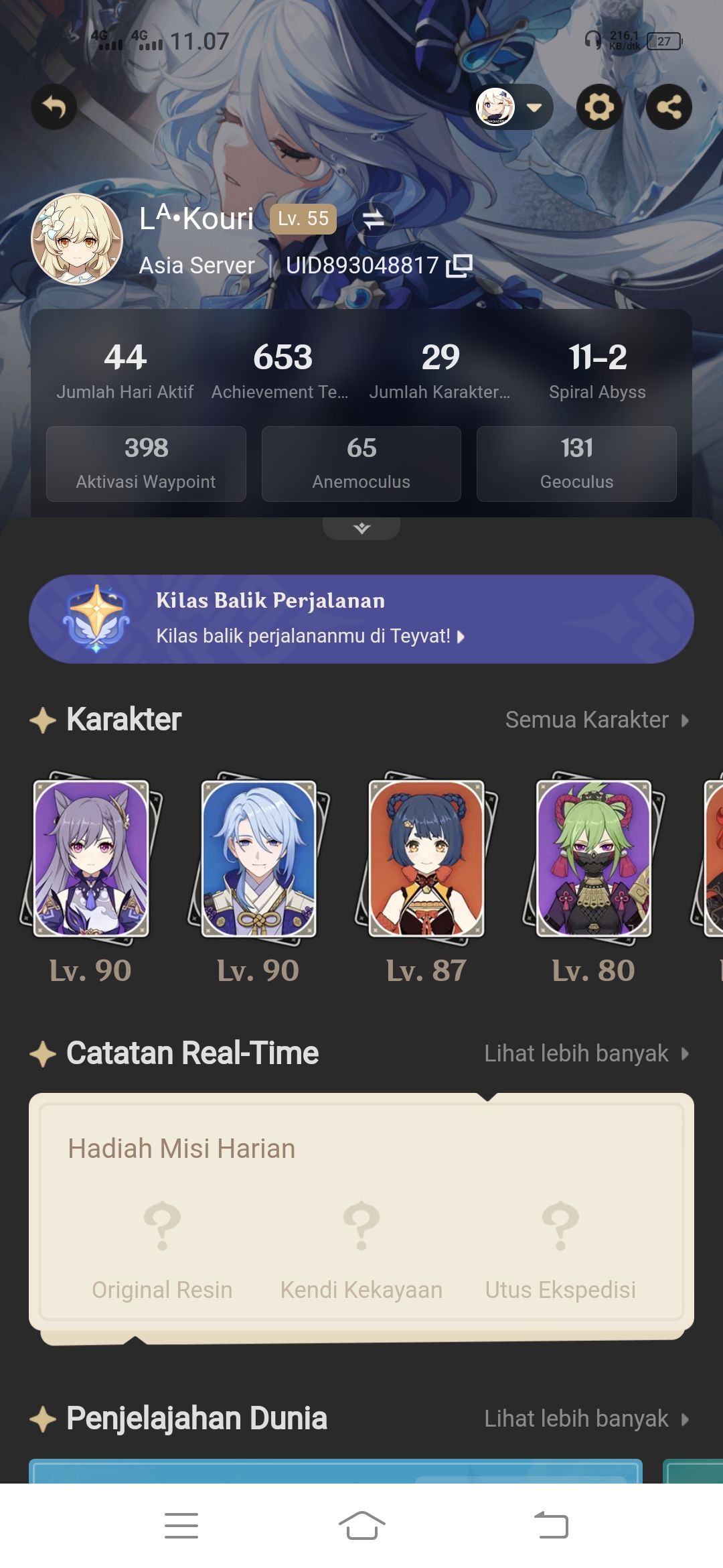 gas terus sampe AR60. Kira" butuh berapa bulan yah Genshin Impact | HoYoLAB