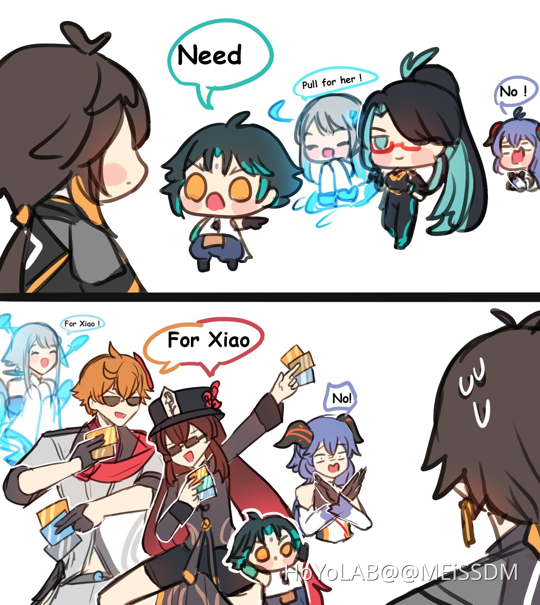 What Baby Xiao want Xioa Get!!!! Genshin Impact | HoYoLAB