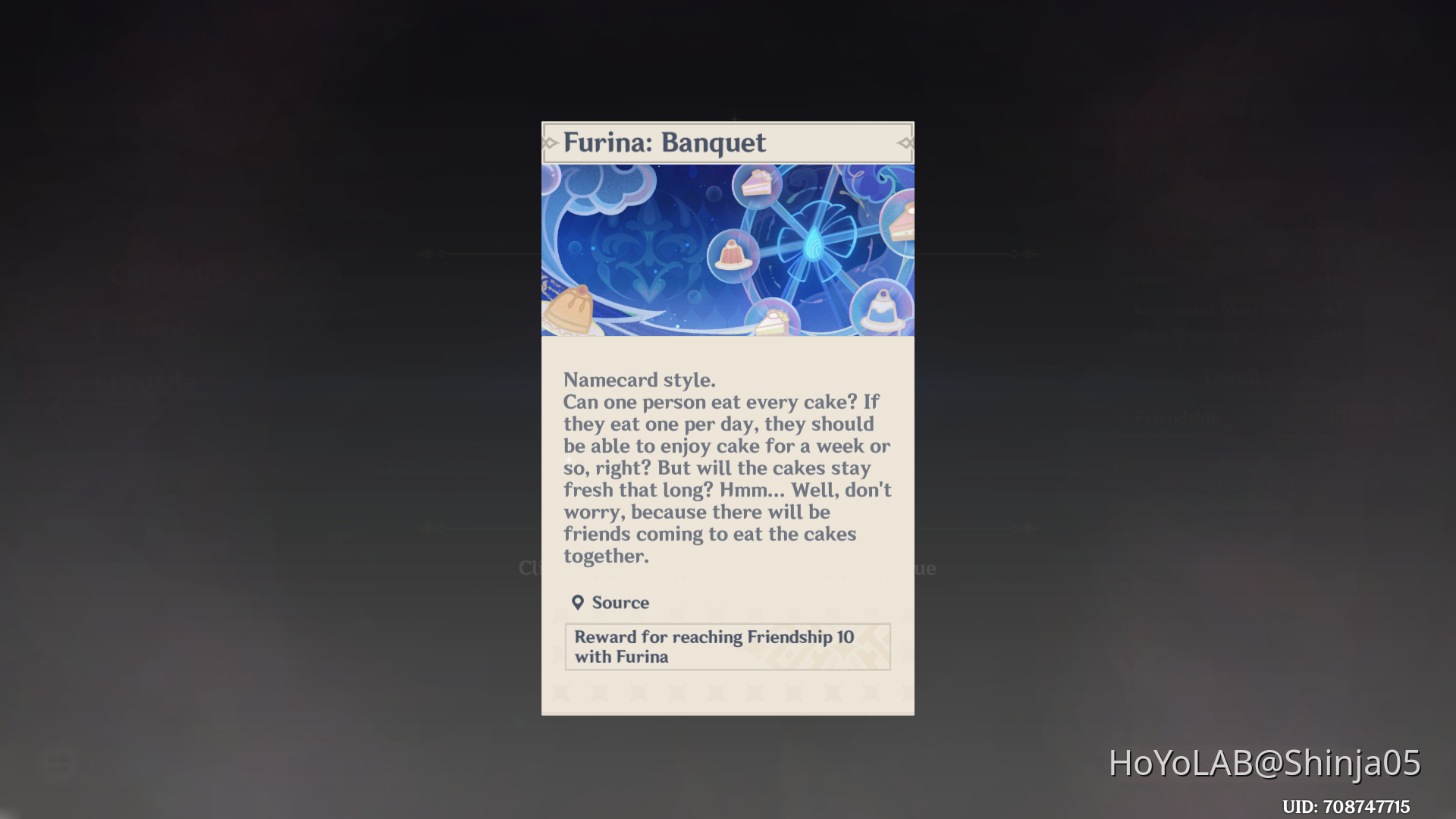 Archon Namecard :) Genshin Impact | HoYoLAB