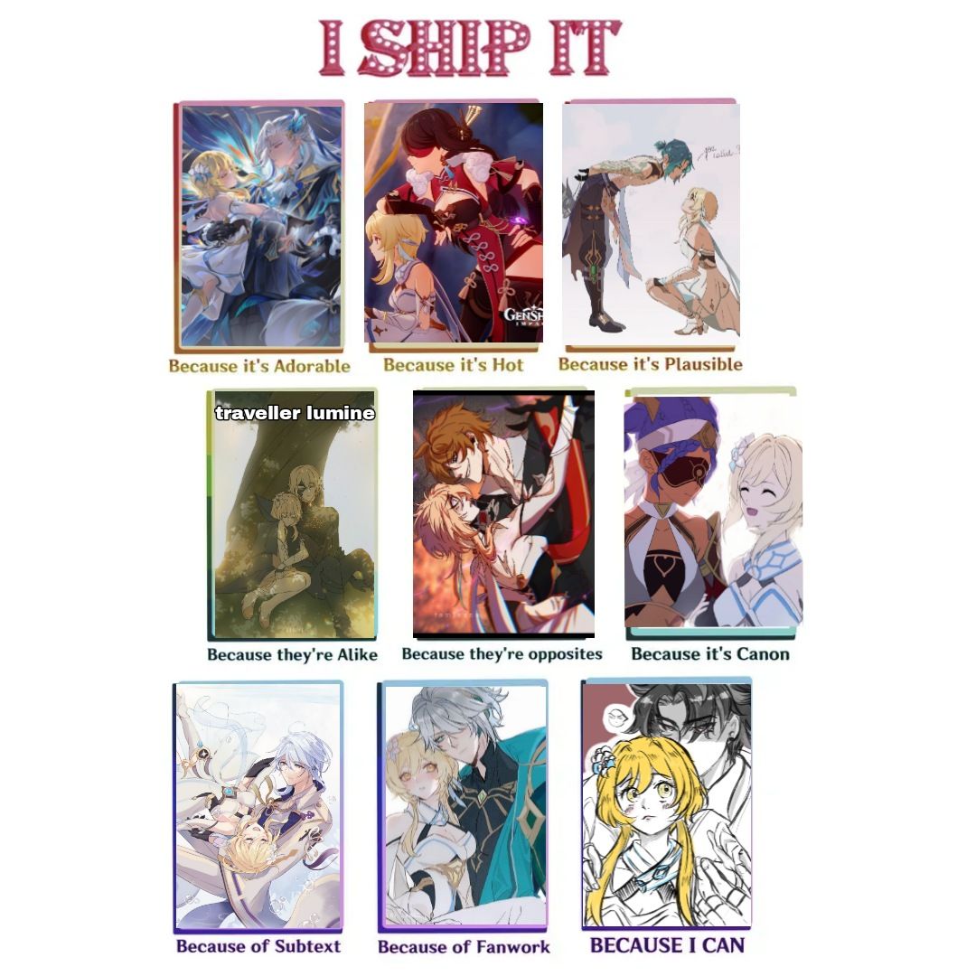 ships and why (lumi edition?) Genshin Impact | HoYoLAB