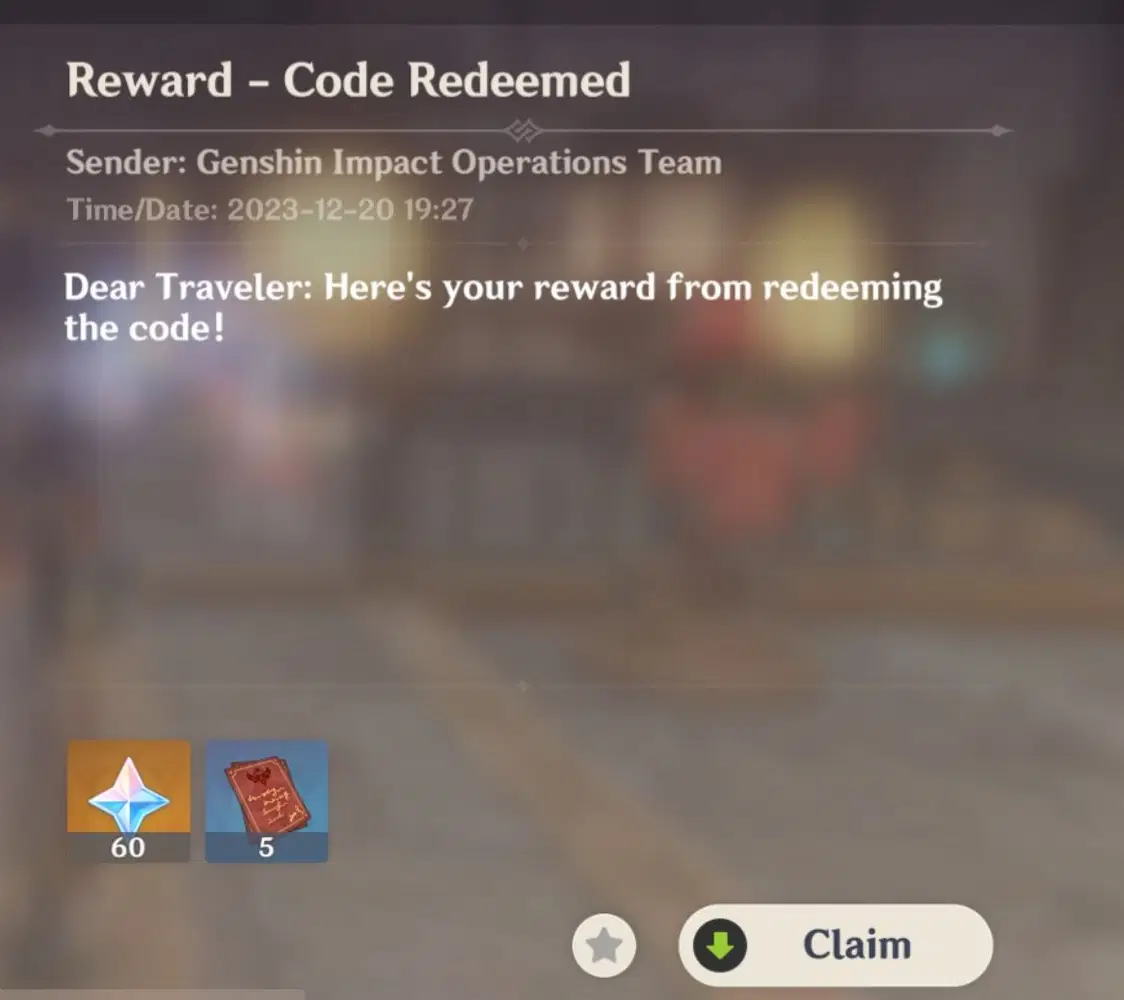 Genshin Redeemable Code Genshin Impact | HoYoLAB