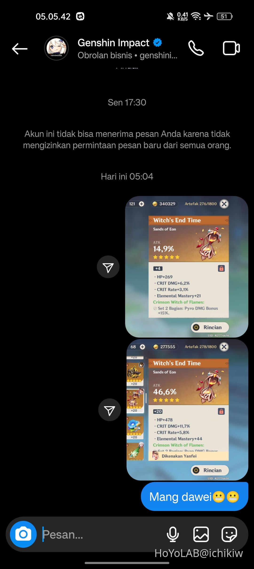 mang dawei adil ternyata 🗿 saking adil ny rata naik sekali samua🗿 Genshin Impact | HoYoLAB