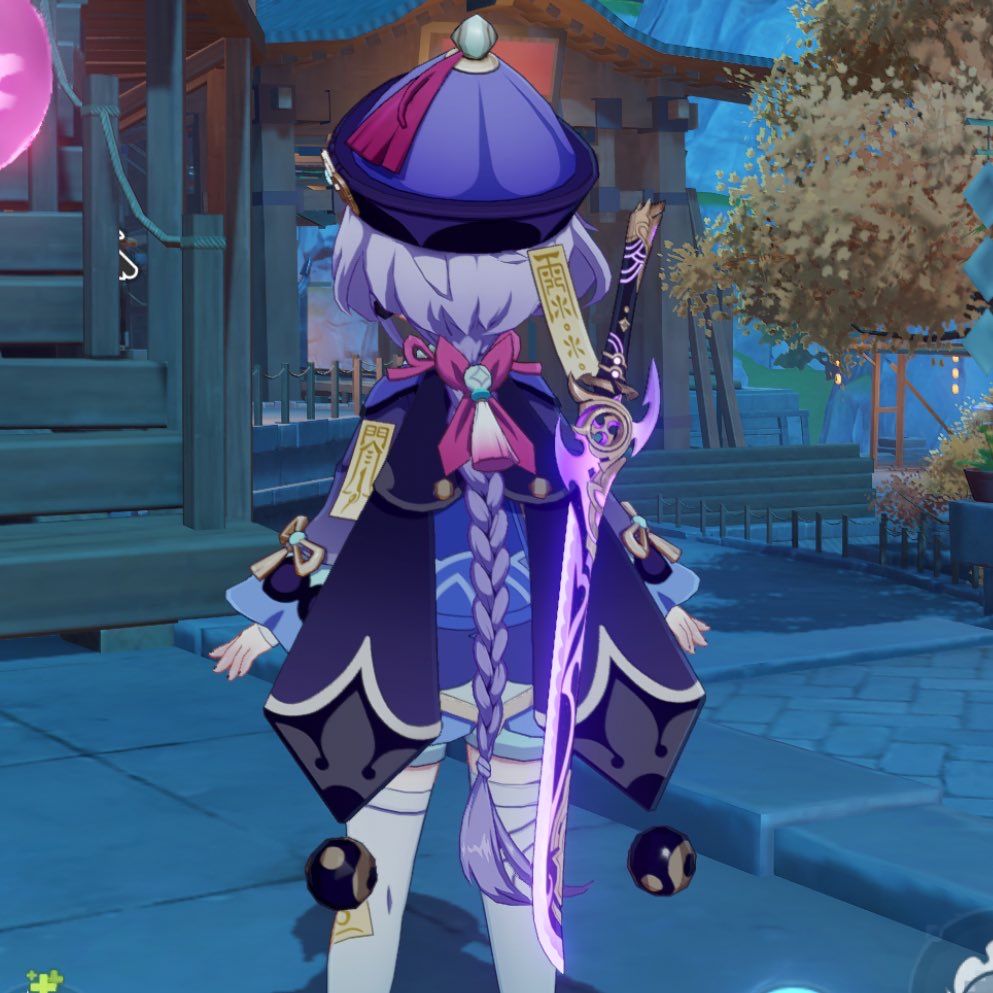 Qiqi’s new sword lmao Genshin Impact | HoYoLAB