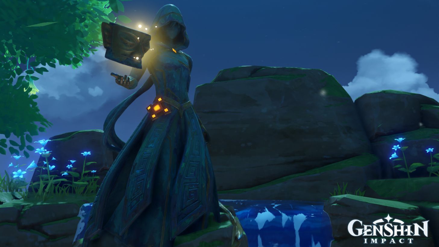 Morax's Statue and the visitors... Genshin Impact | HoYoLAB