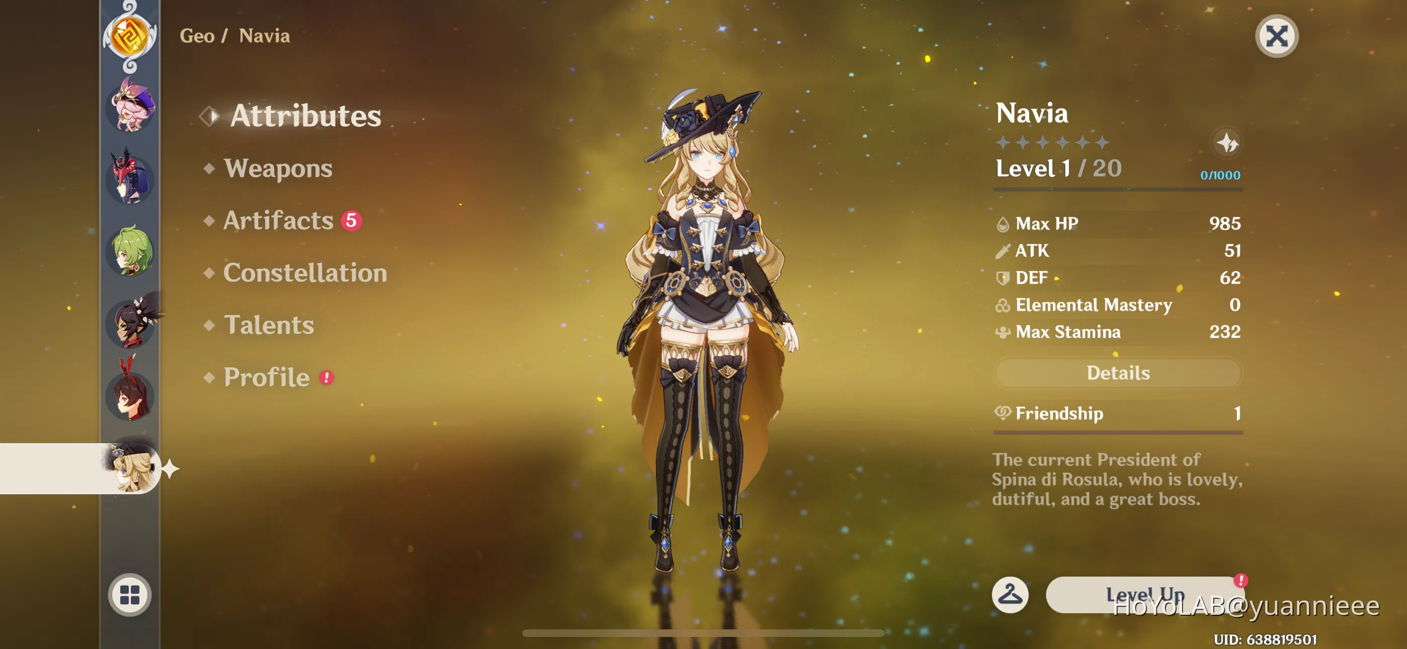 i got navia hooray (now i have to suffer through farming) Genshin ...