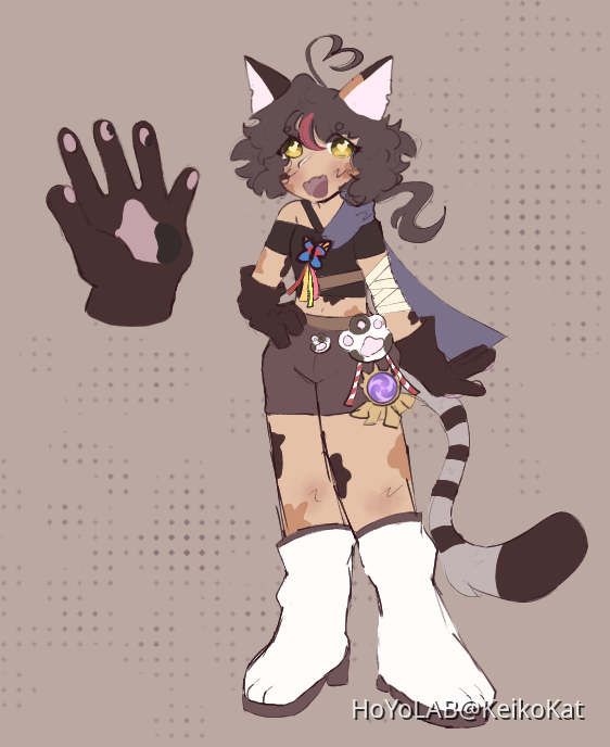 My cat as a genshin character!