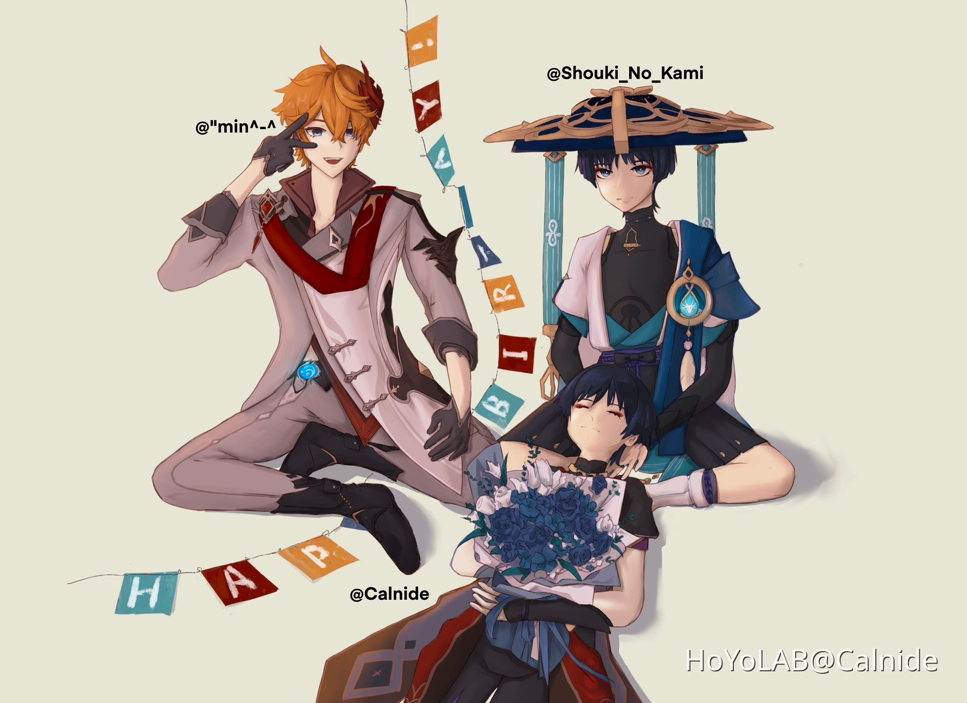 The one and only Childe main of all time, min, happy birthday!🥳 Genshin ...