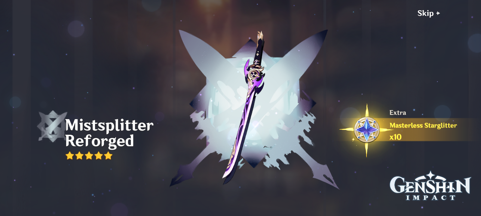 OMG OMG. I finally got Keqing signature weapon. i am crying in ...