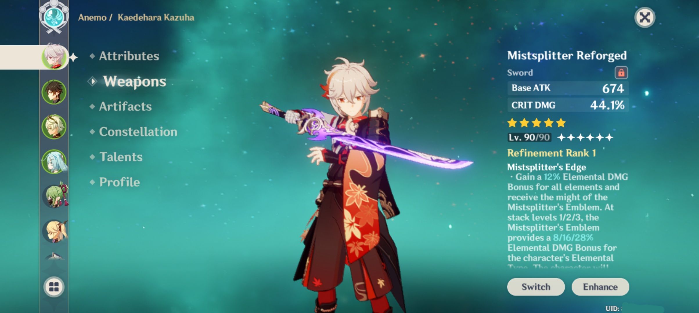 Mistsplitter for Kazuha finally!! Genshin Impact | HoYoLAB