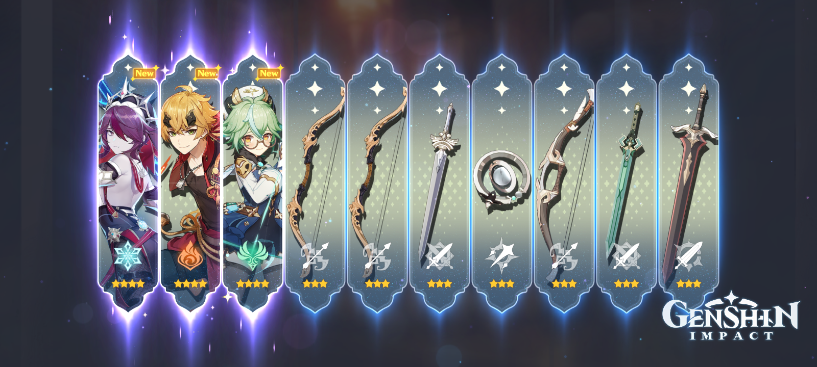 My first ten pull and my second ten pull on Navia banner (Asia server ...