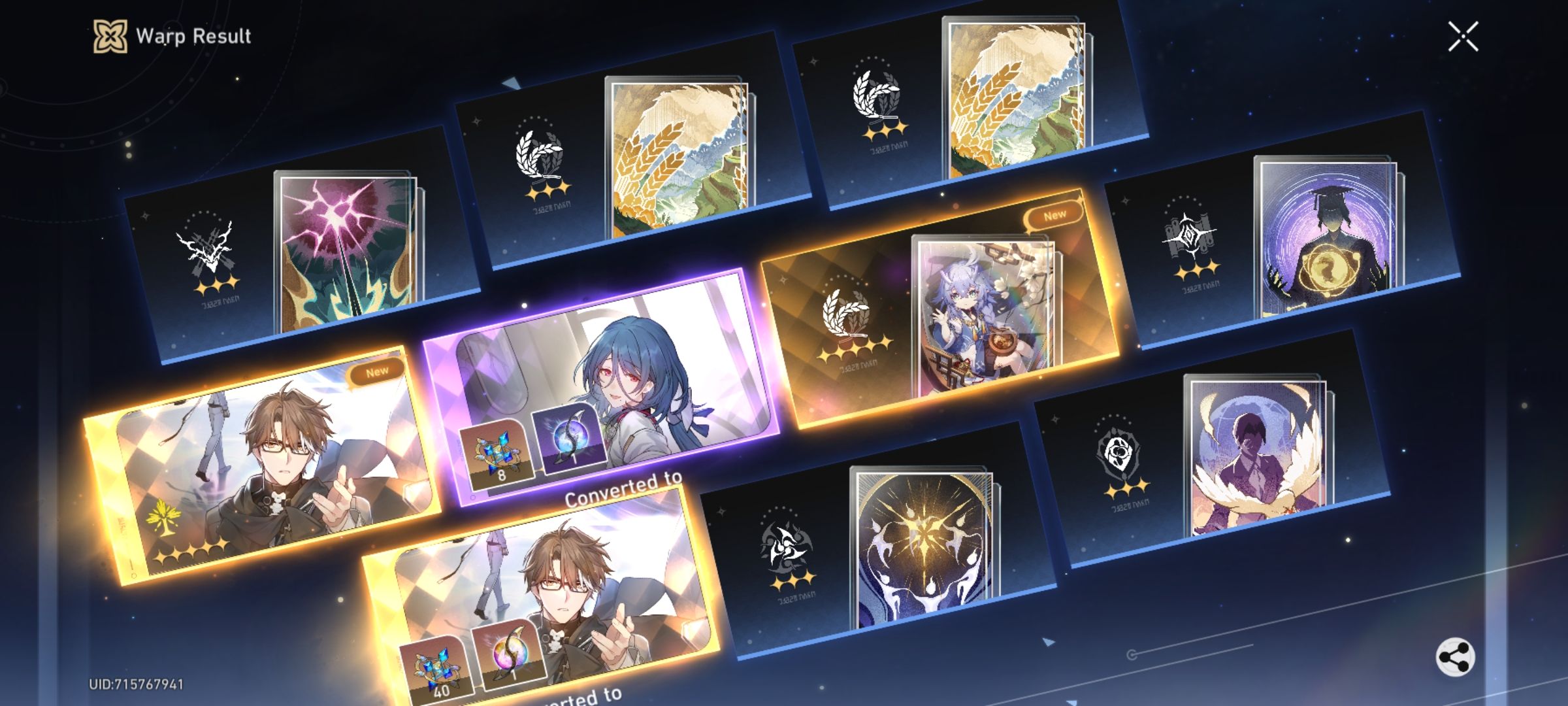 Soooo... this just happened... does it mean I will be unlucky on blade ...