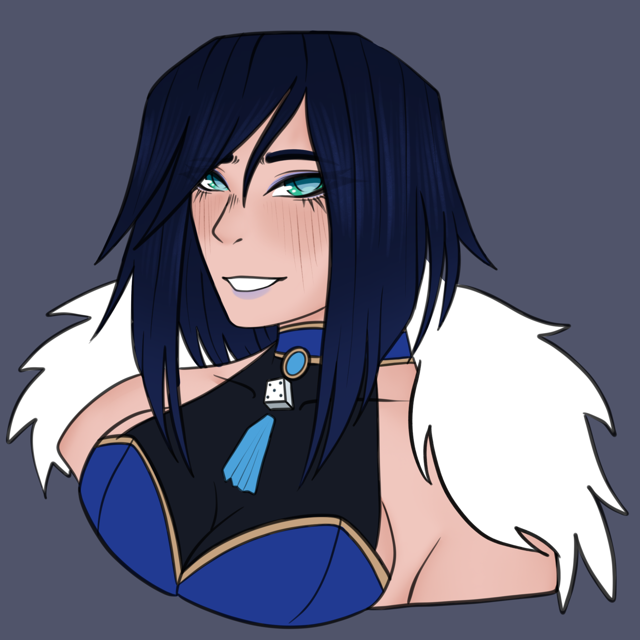 Doodling Characters From Memory Part 60: Yelan! Feel free to comment ...