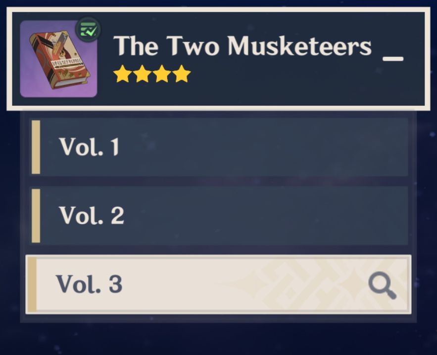 All new books in Version 4.3: The Two Musketeers Genshin Impact | HoYoLAB