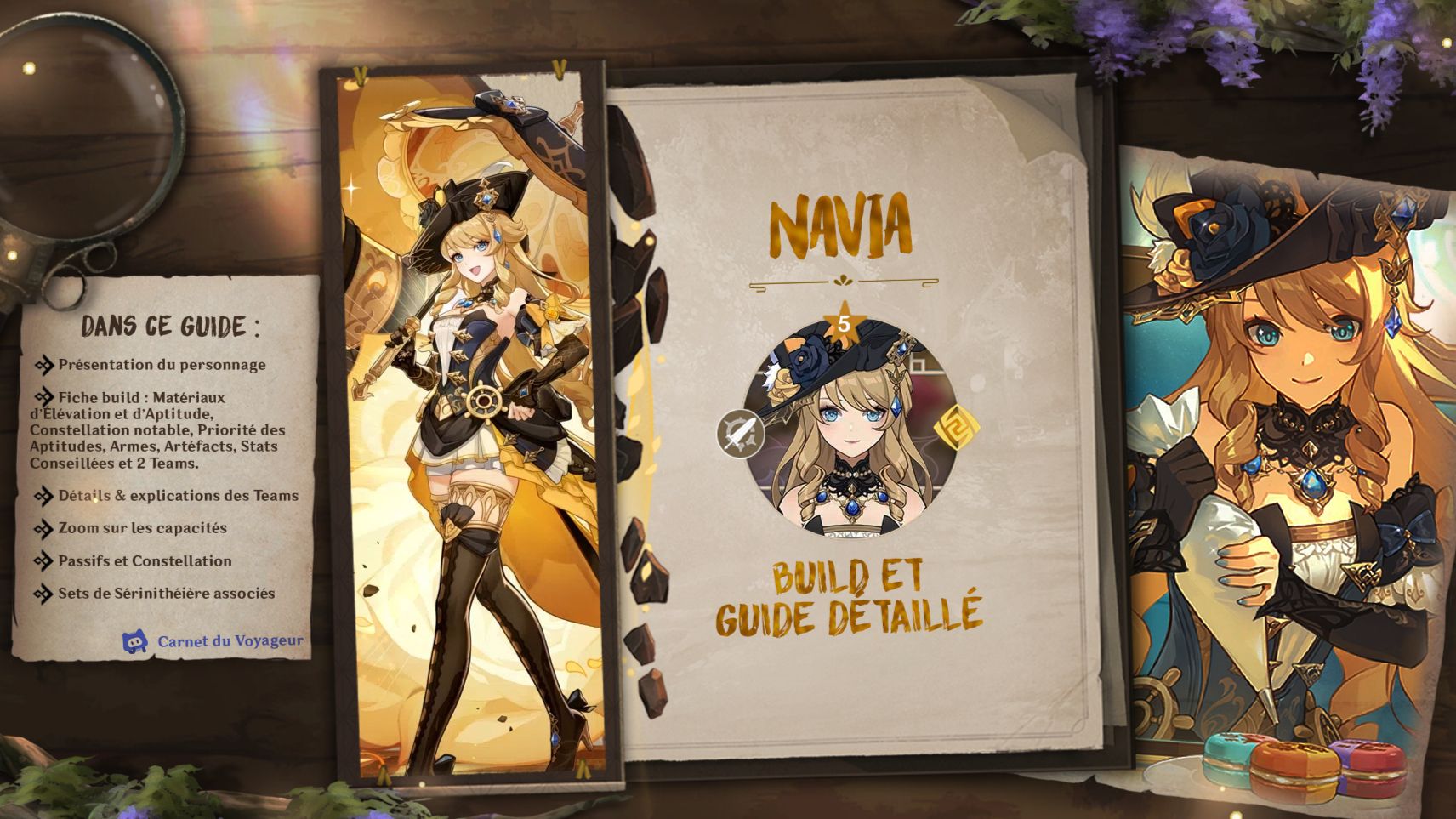 [Version 4.3] Navia | Guide complet : Main DPS Géo Genshin Impact | HoYoLAB