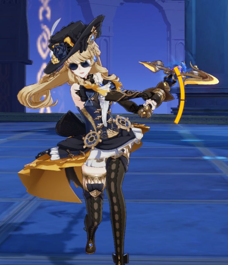 Love how sunglasses magically appear on Navia when she starts her ...