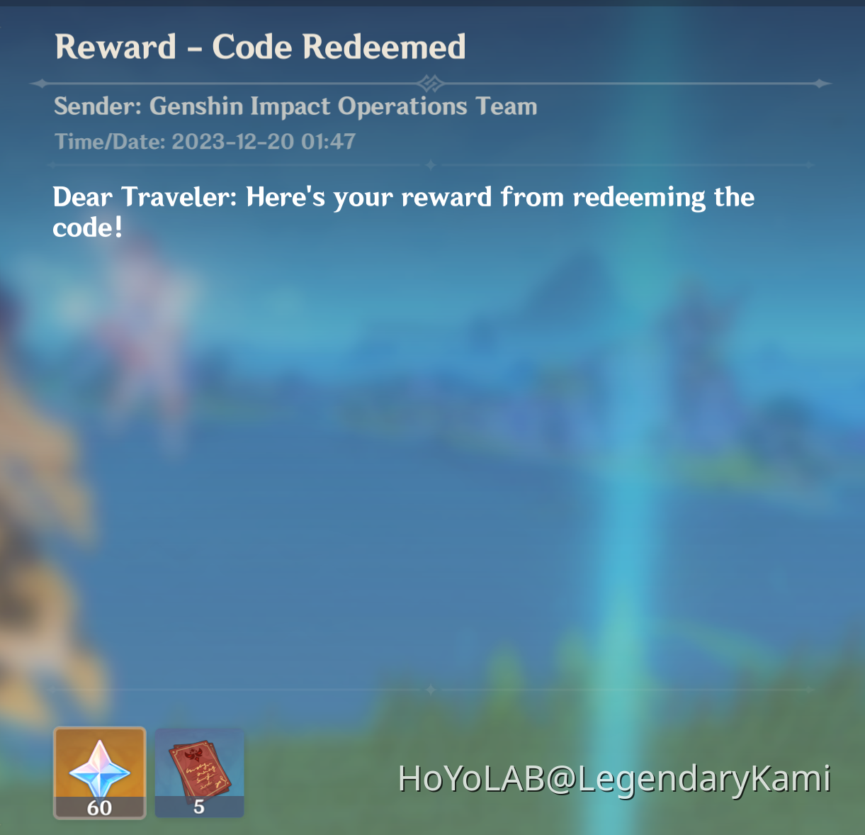 60 primogem redemption code: NA88ANTJL5SD Genshin Impact | HoYoLAB