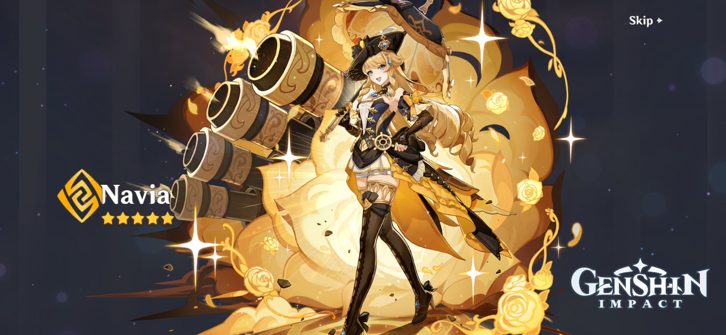 Navia wishing Genshin Impact | HoYoLAB