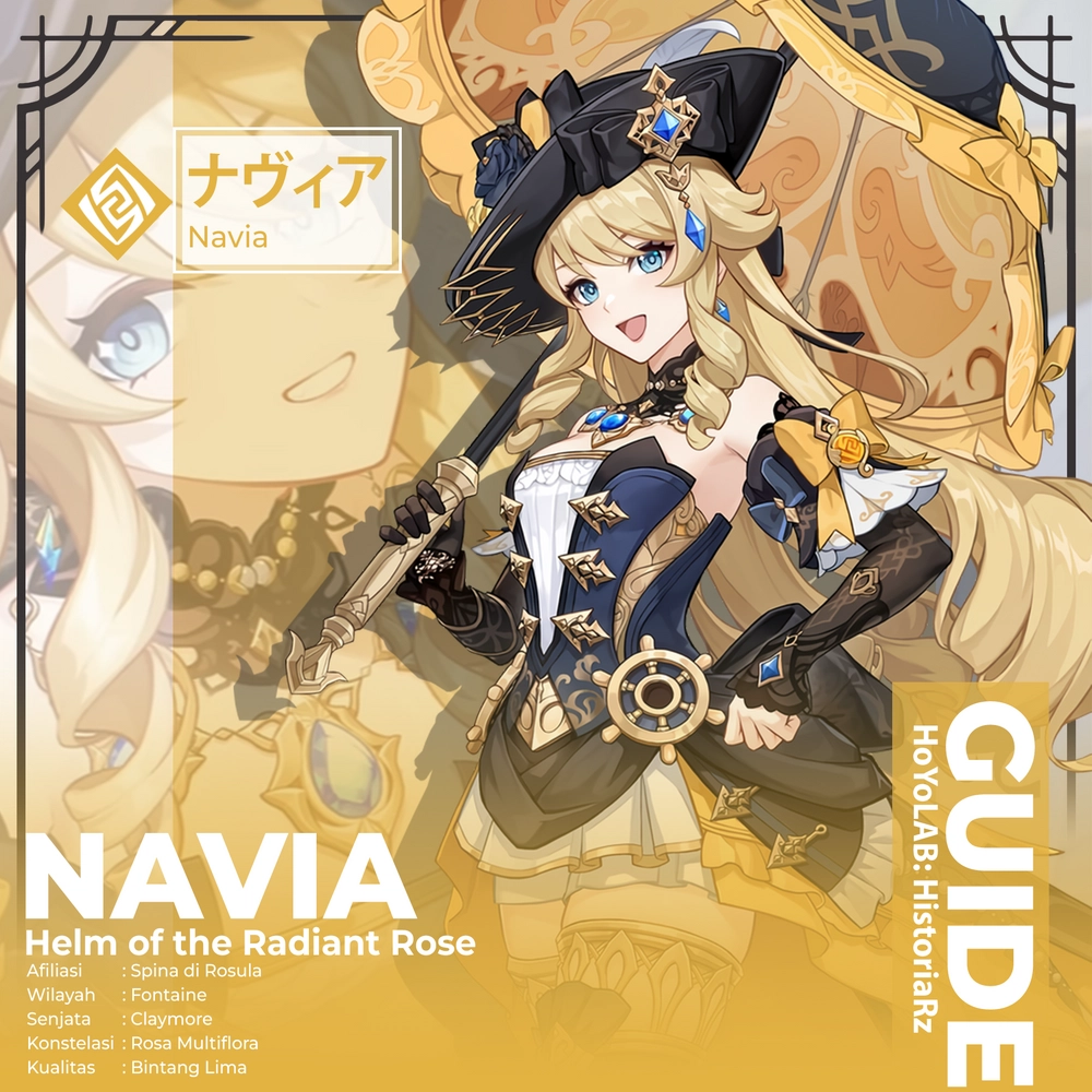 Panduan Karakter Navia, Geo Main DPS: Build, Mekanisme, Team, dsb ...