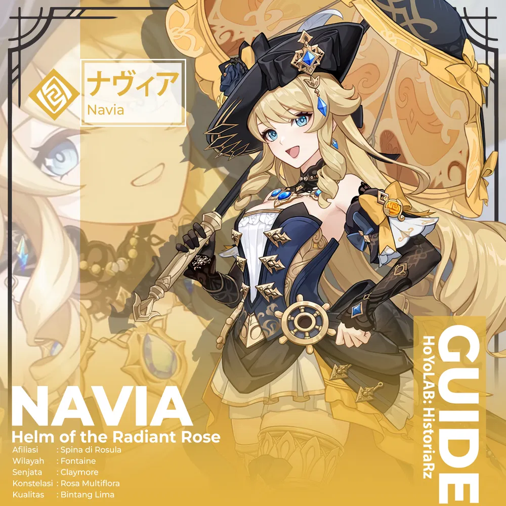 Panduan Karakter Navia, Geo Main DPS: Build, Mekanisme, Team, dsb ...