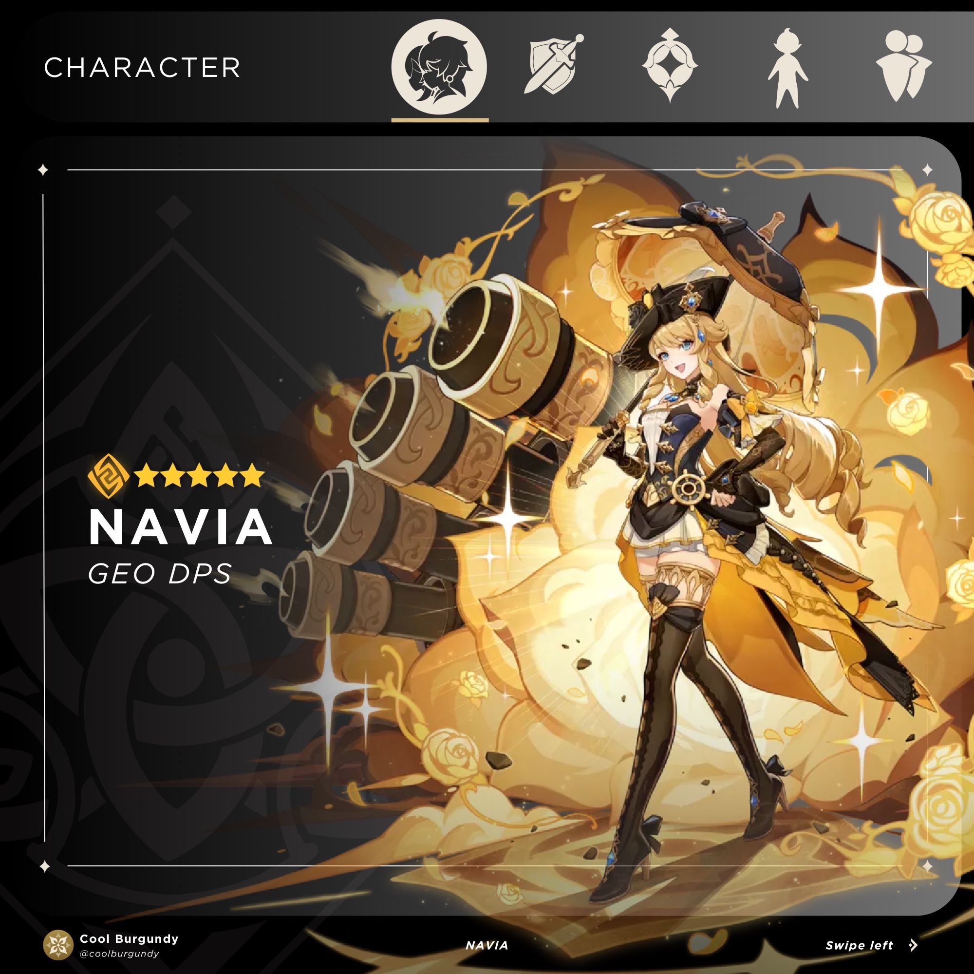 Rekomendasi build Navia Genshin Impact | HoYoLAB