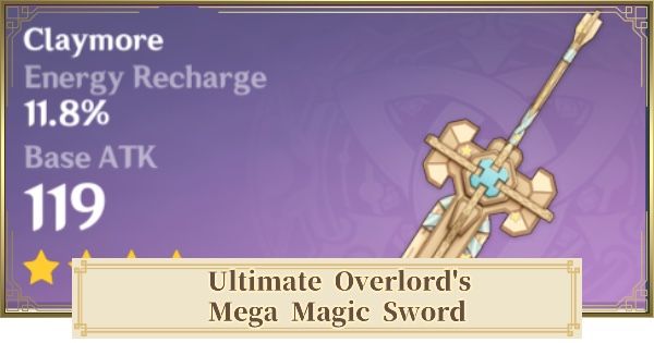 Gravestone or mega magic claymore? Genshin Impact | HoYoLAB