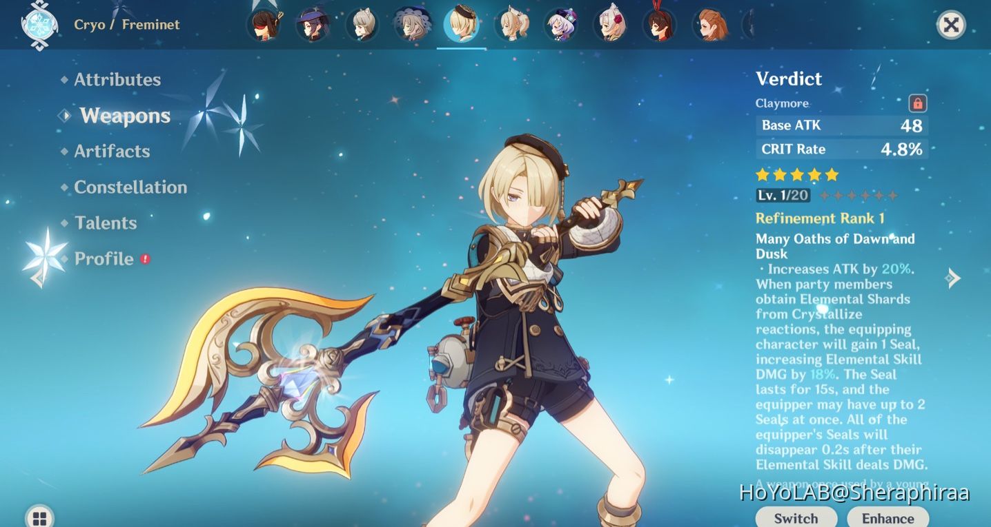 Who else can benefit from Navia’s Claymore? Genshin Impact | HoYoLAB