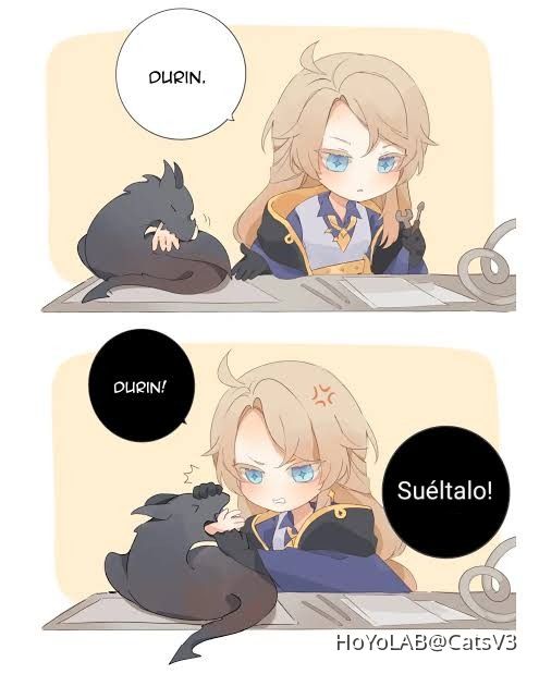 Rhinedottir y Albedo 😉 Genshin Impact | HoYoLAB