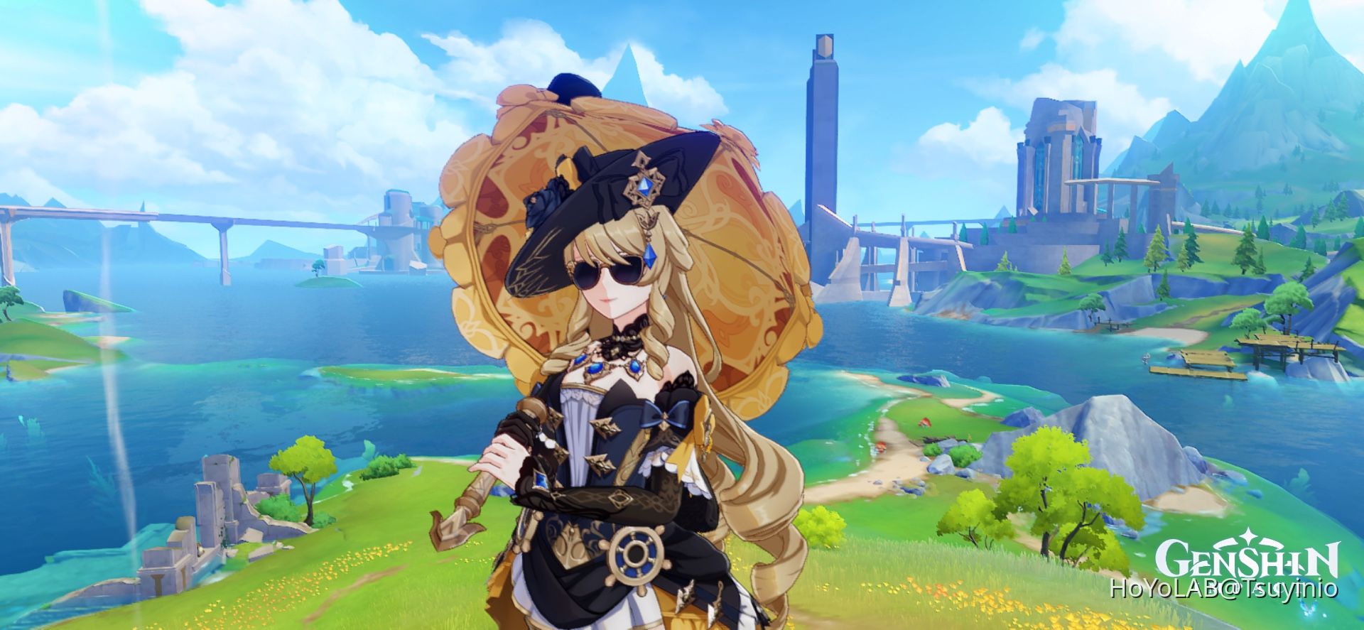 Navia enjoying the sun and breeze ☺️ Genshin Impact | HoYoLAB