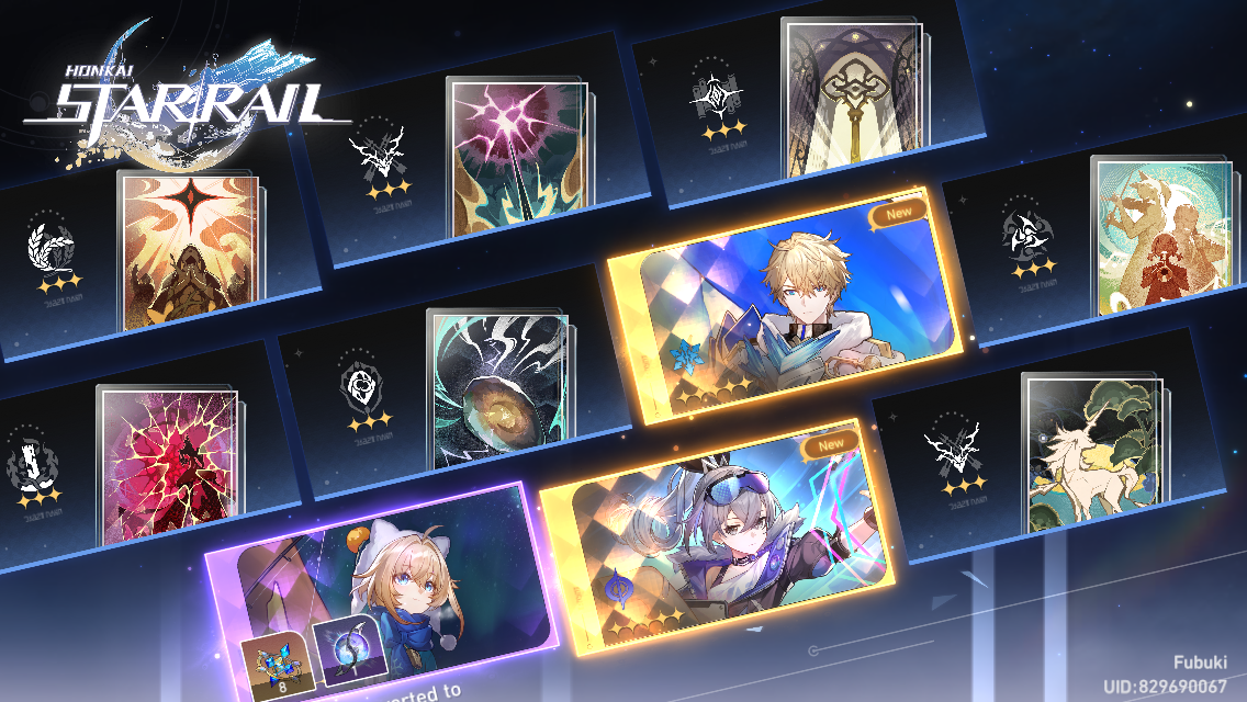 I was not expecting a double 5 star pull. Honkai: Star Rail | HoYoLAB