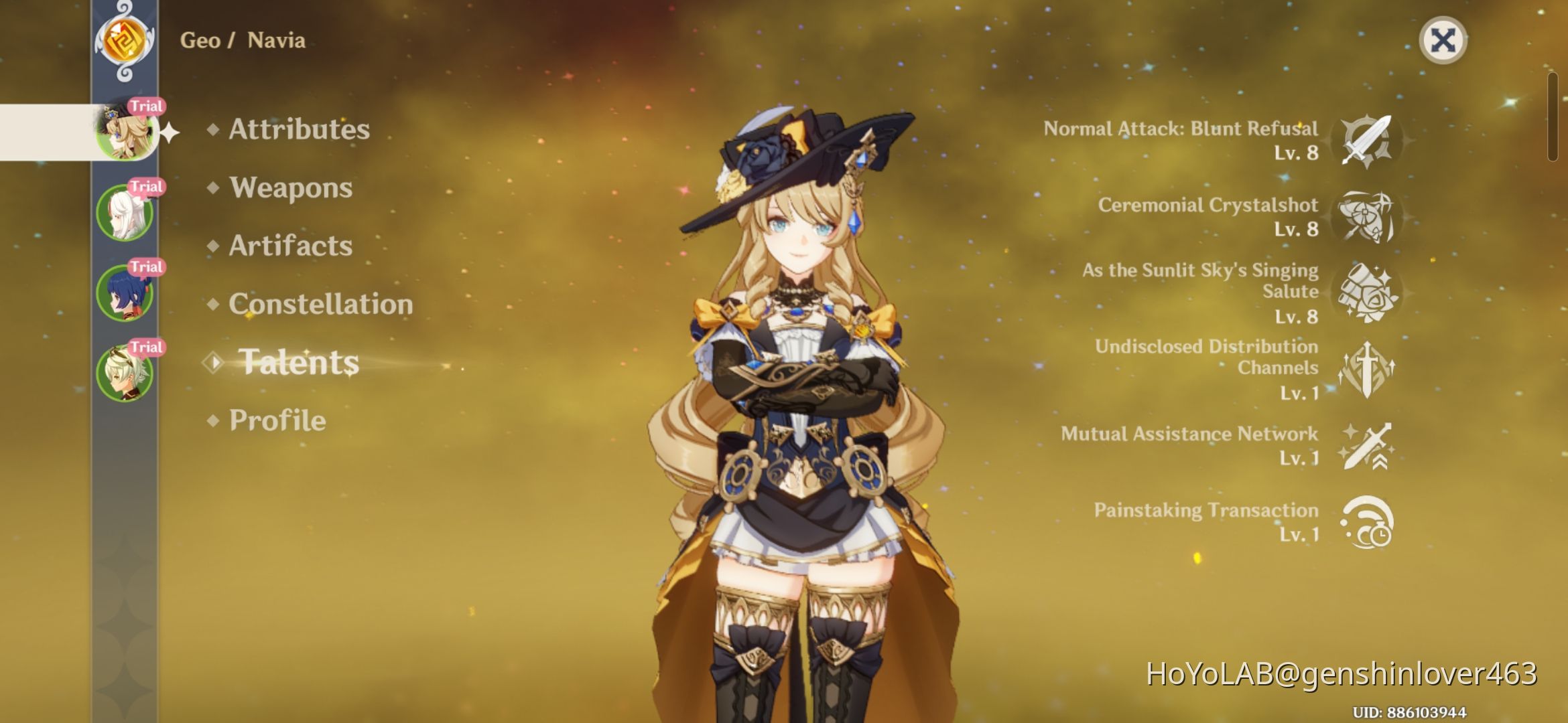 Navia Genshin Impact | HoYoLAB