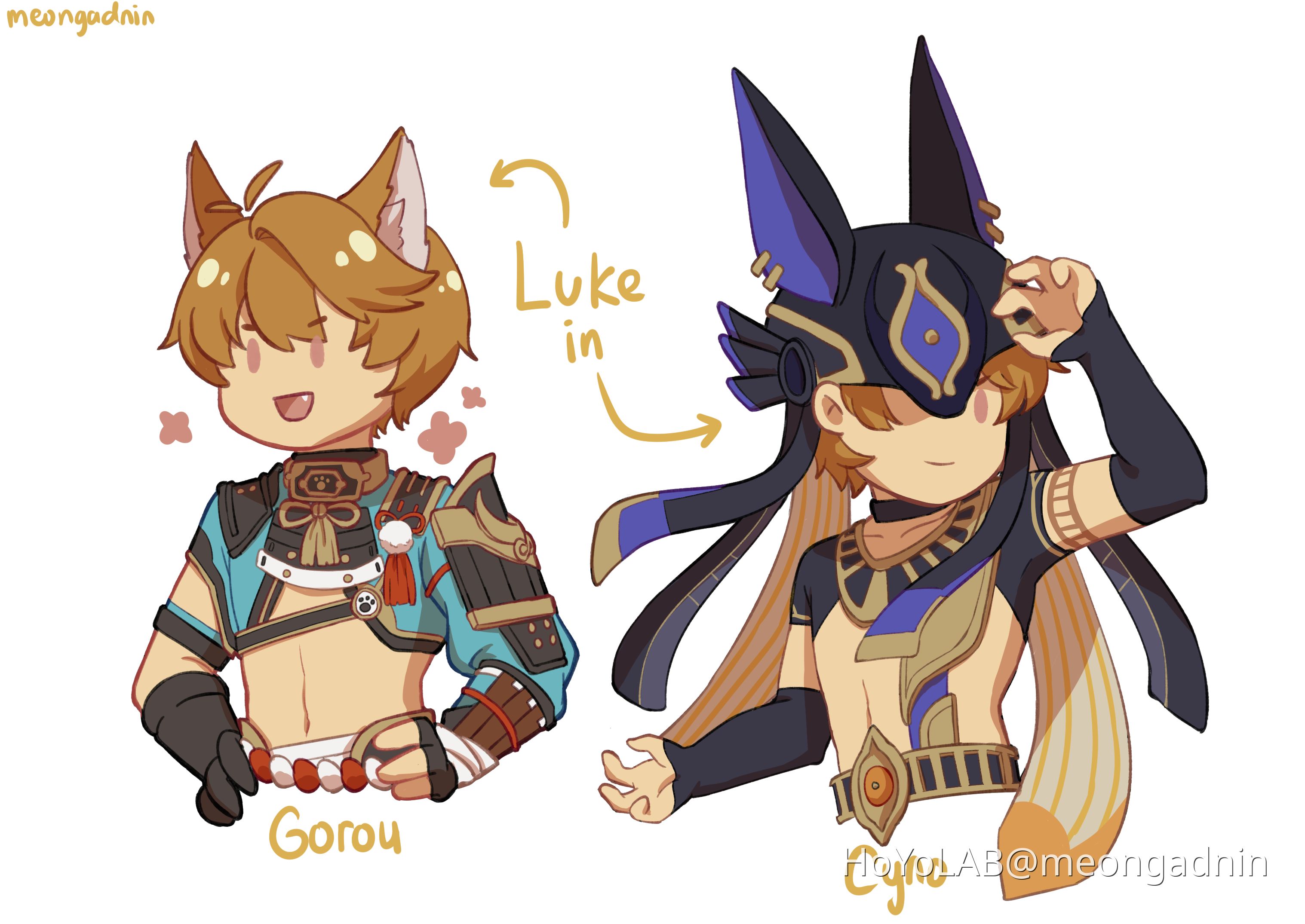 Luke in Genshin Clothes (part 1) Tears of Themis | HoYoLAB