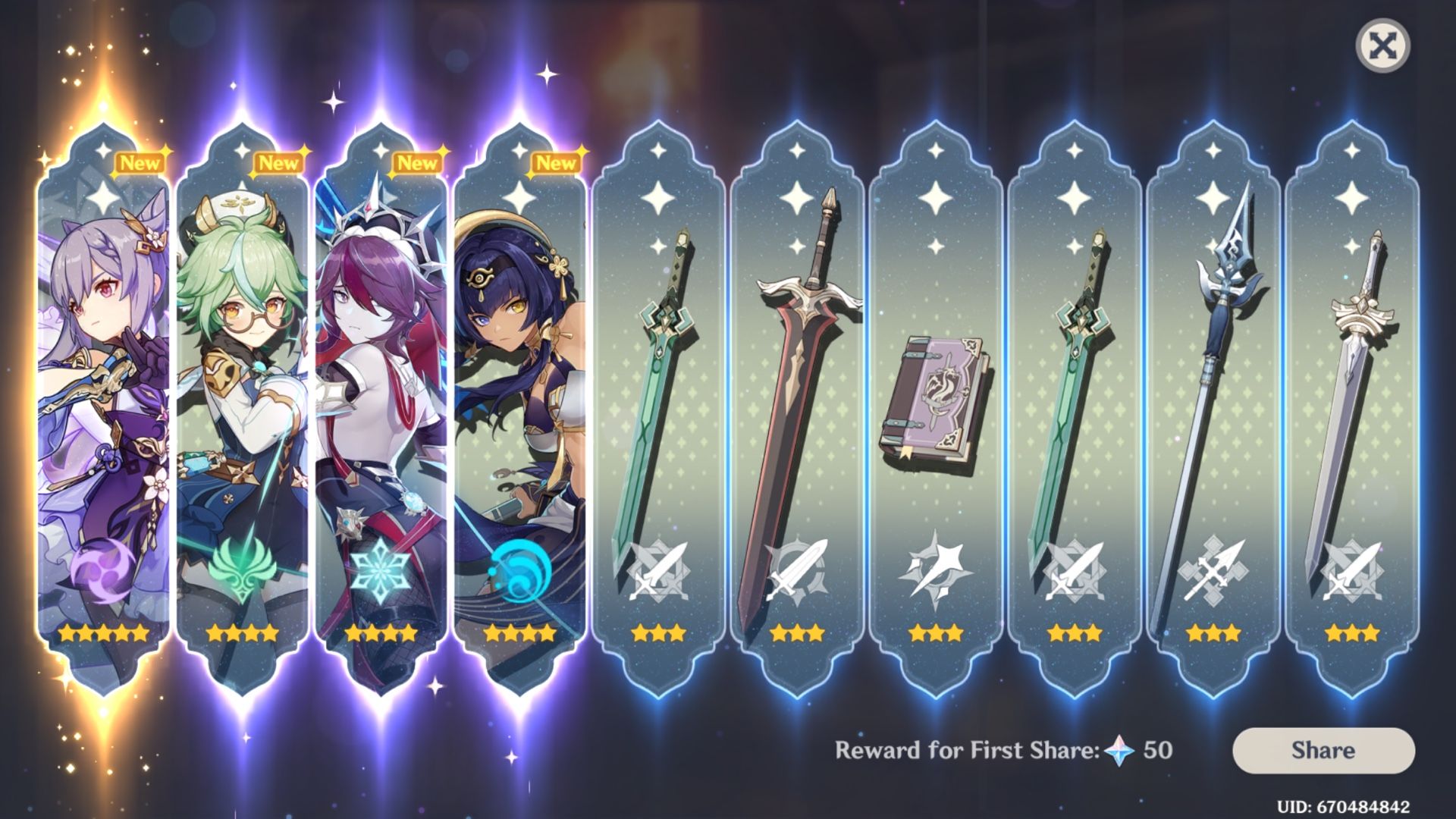 My first 10 pull in Navia banner and got my first 5 star!! Genshin ...