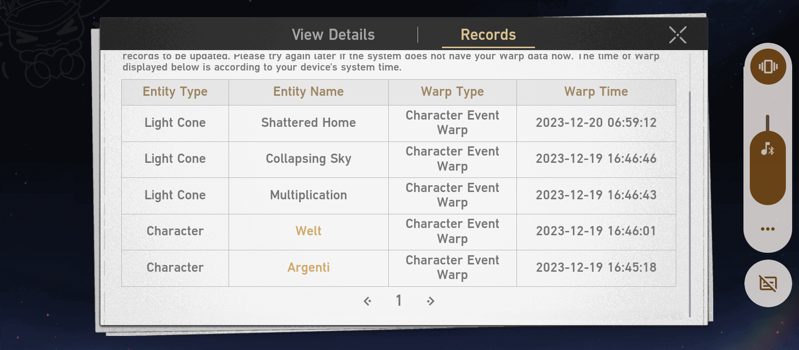 what is this luck lol (yay C2 argenti) Honkai: Star Rail | HoYoLAB