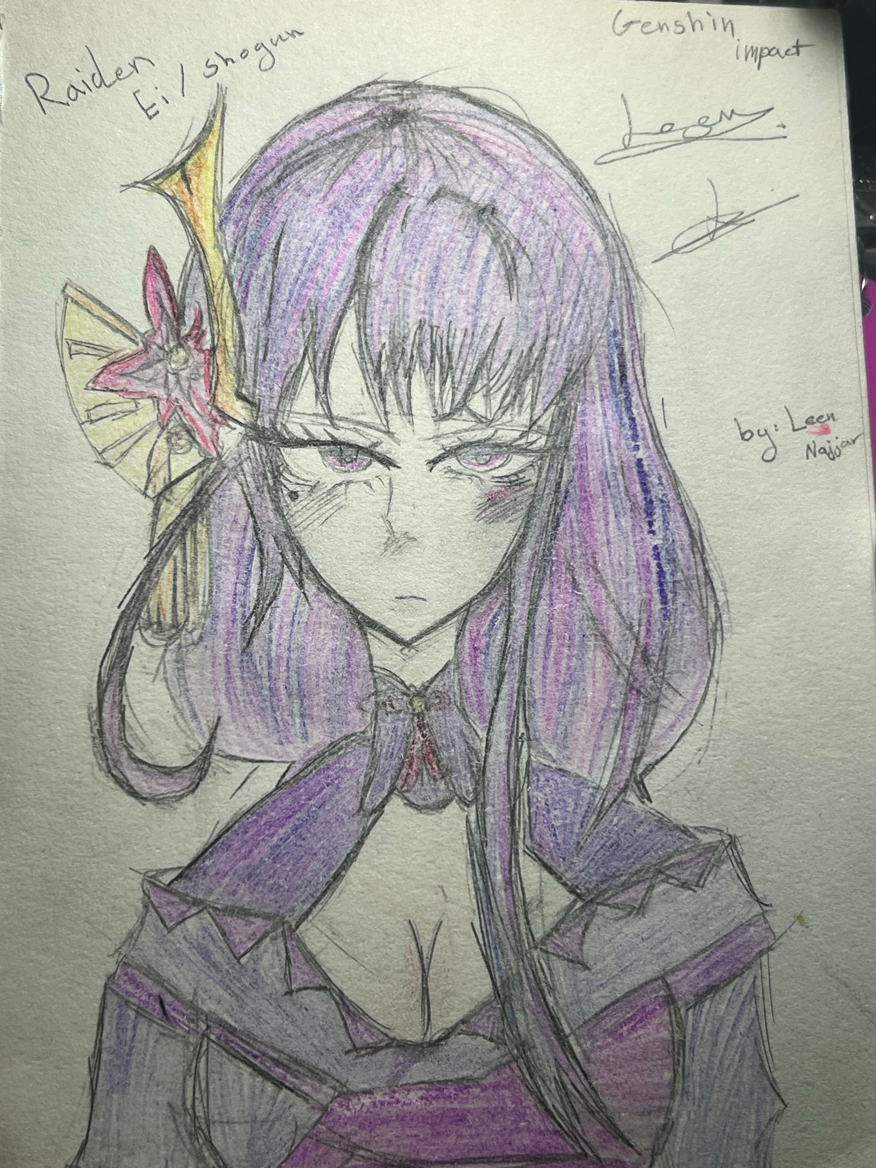 I finished Raiden 😊 Genshin Impact | HoYoLAB