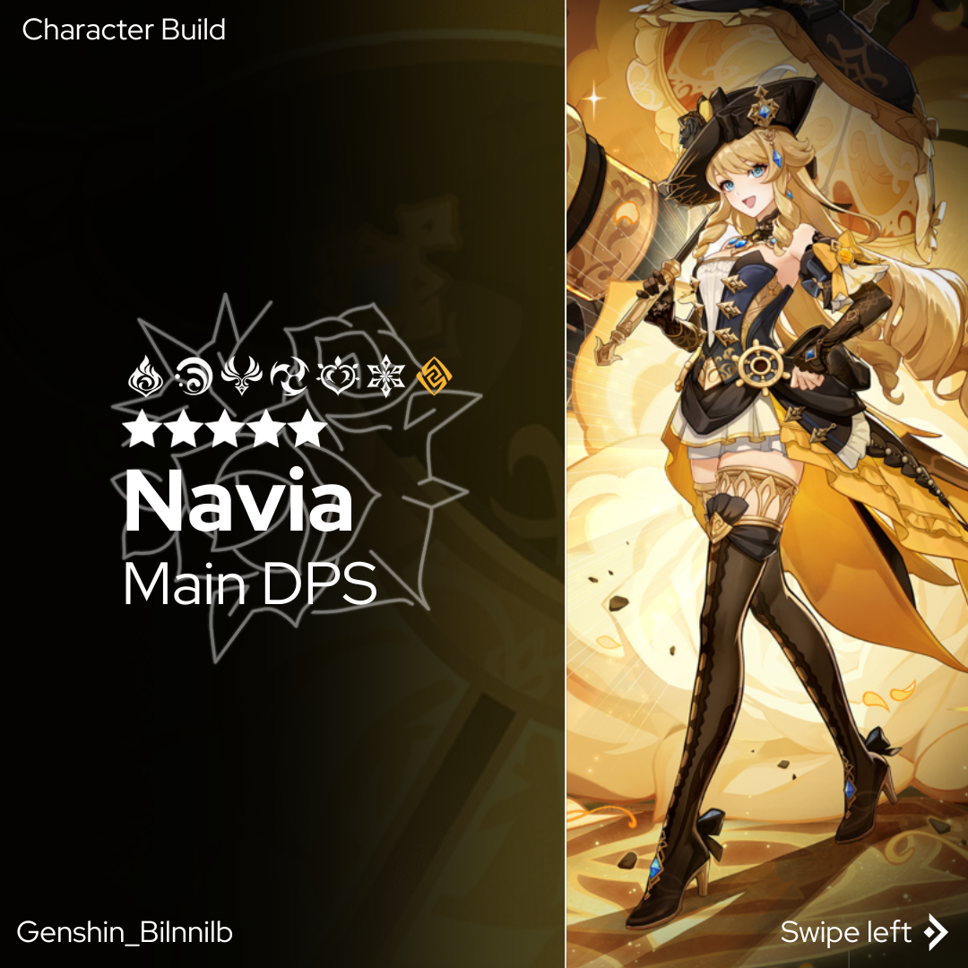 (4.3) Navia Build Guide as Main DPS Genshin Impact | HoYoLAB