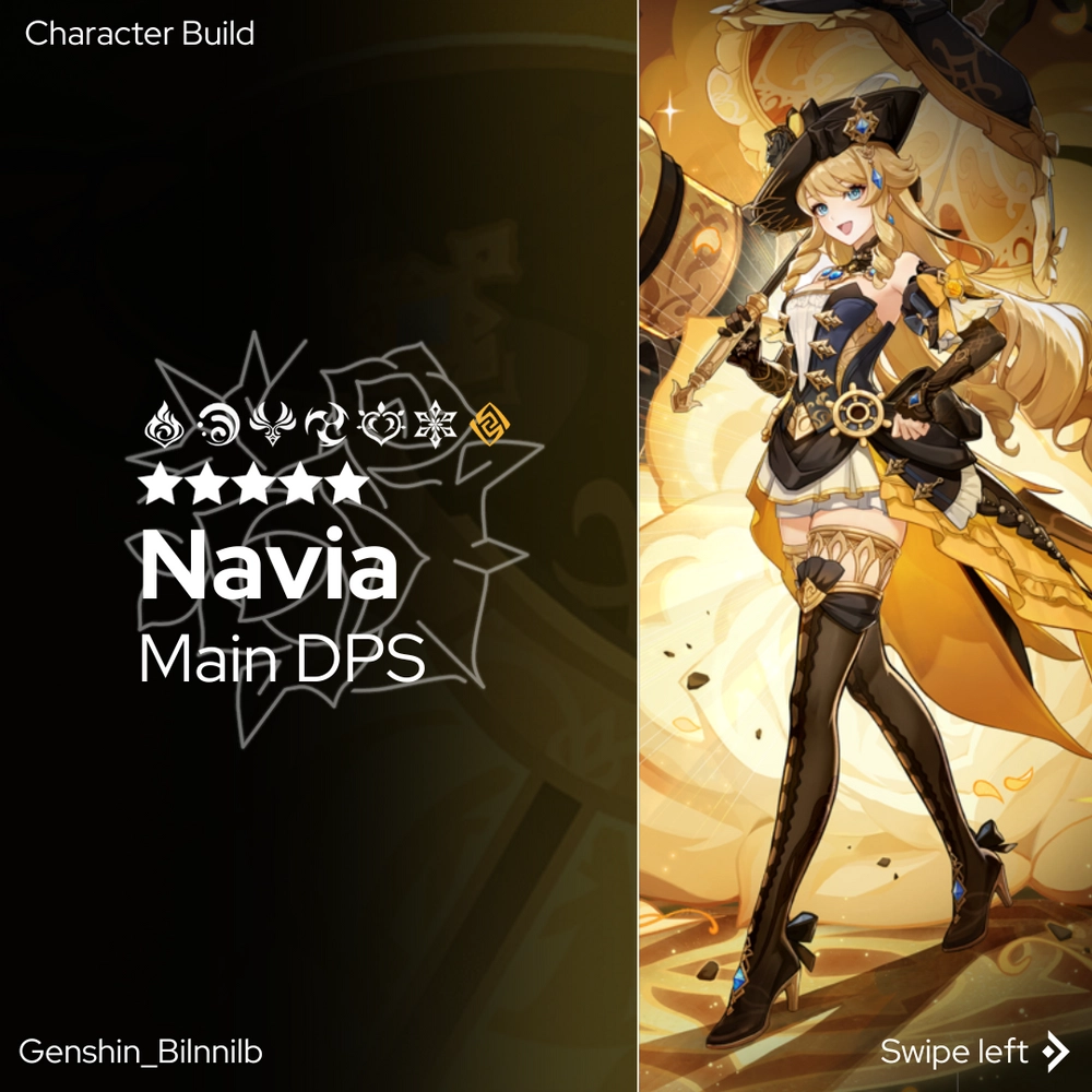 (4.3) Navia Build Guide as Main DPS Genshin Impact | HoYoLAB