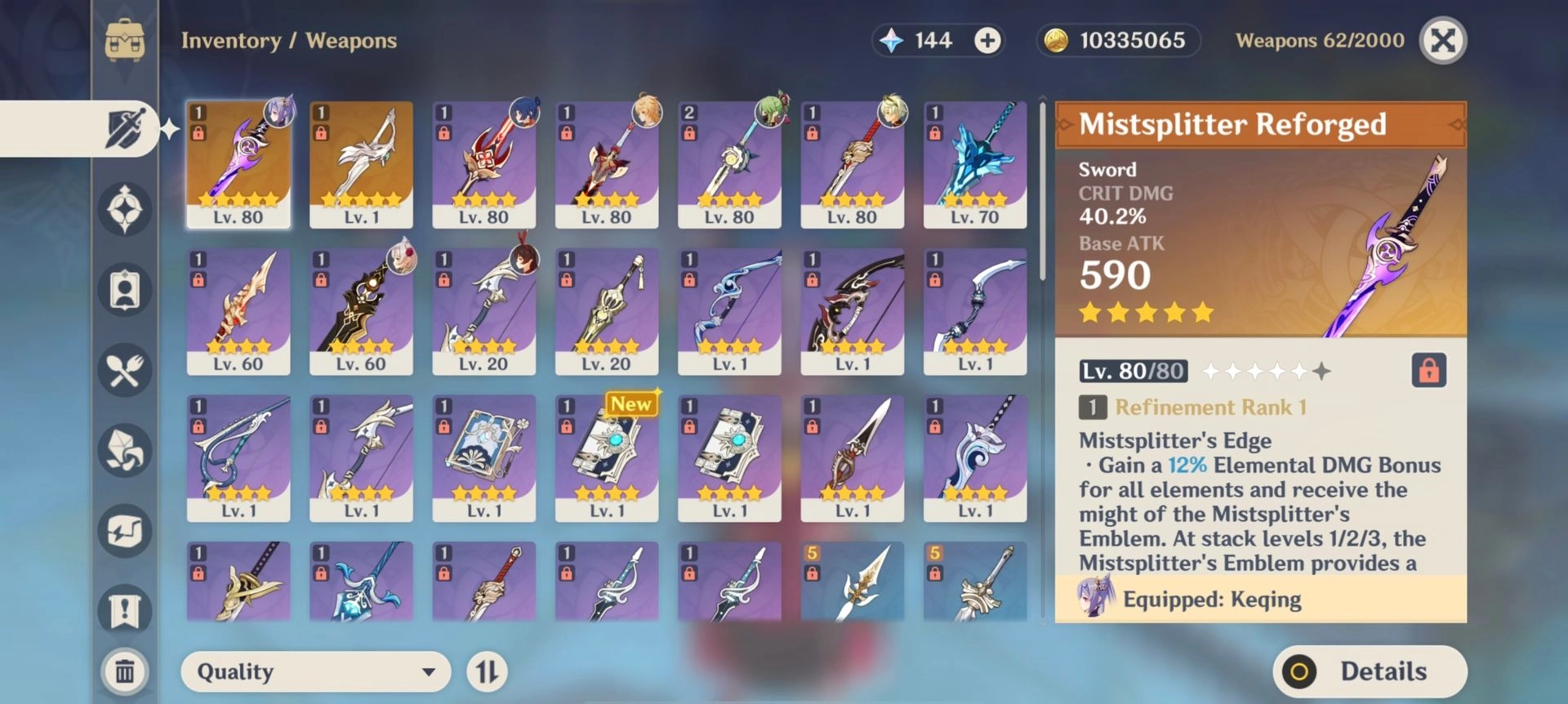 My first non-standard 5-star weapon 🥳 Genshin Impact | HoYoLAB