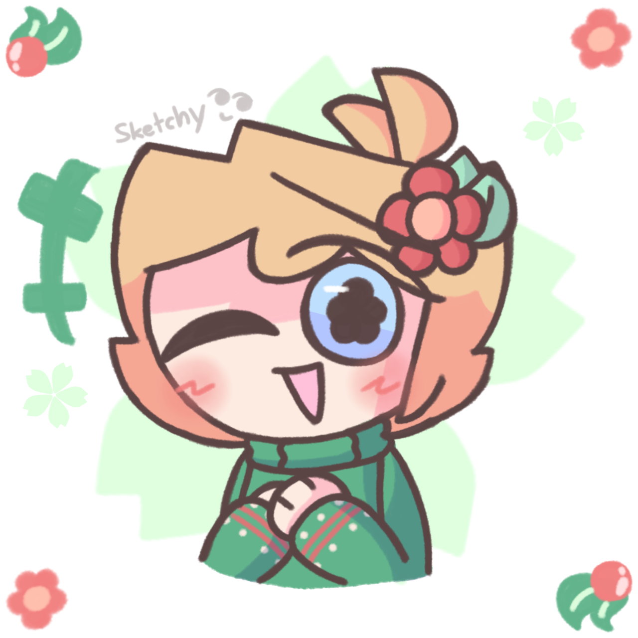 day 1 of drawing my favorite characters in christmas sweaters till the ...