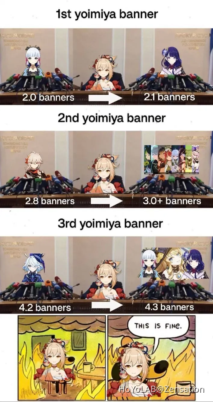 yoimiya becoming new childe banner Genshin Impact | HoYoLAB