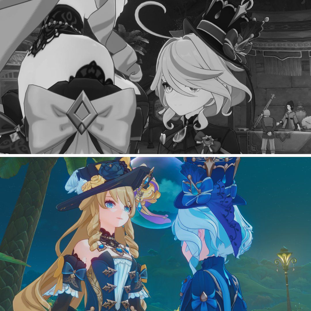 Furina is surprised on Navia's Arrival 🤨 Genshin Impact | HoYoLAB