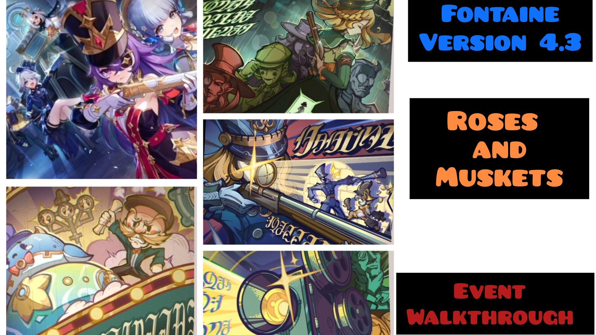 ROSES AND MUSKETS EVENT WALKTHROUGH Fontaine Version 4.3 Genshin Impact ...