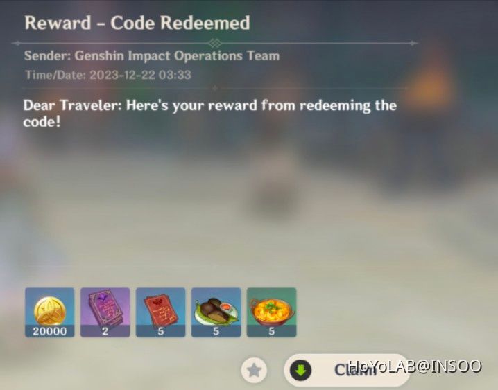 [4.3] New Redemption code Genshin Impact | HoYoLAB