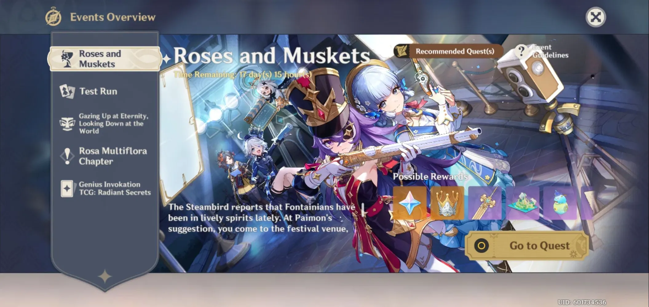 [Version 4.3] Roses and Muskets - Full Event Guide (Completed) Genshin ...