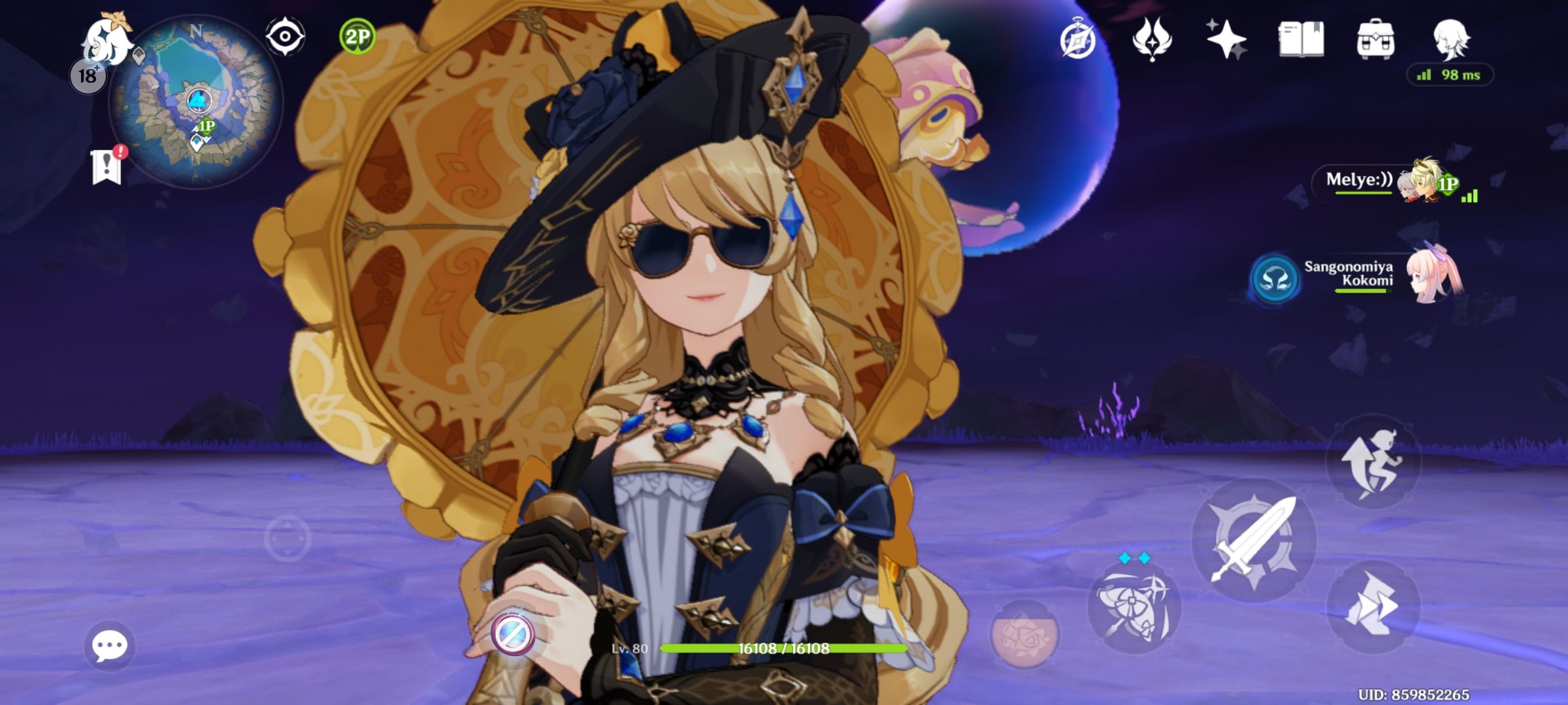 Behind the scene of me helping my friend with my Navia Genshin Impact ...