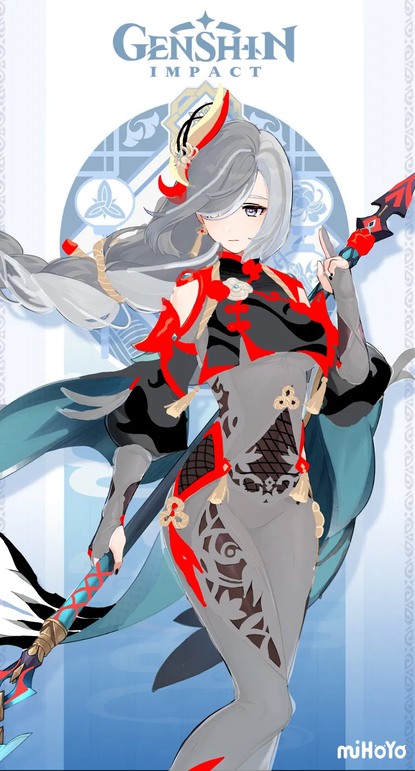 Shenhe colors SWAPPED Genshin Impact | HoYoLAB